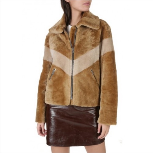 Sandro | Jackets & Coats | Sandro Samantha Cropped Sheepskin Leather Jacket | Poshmark